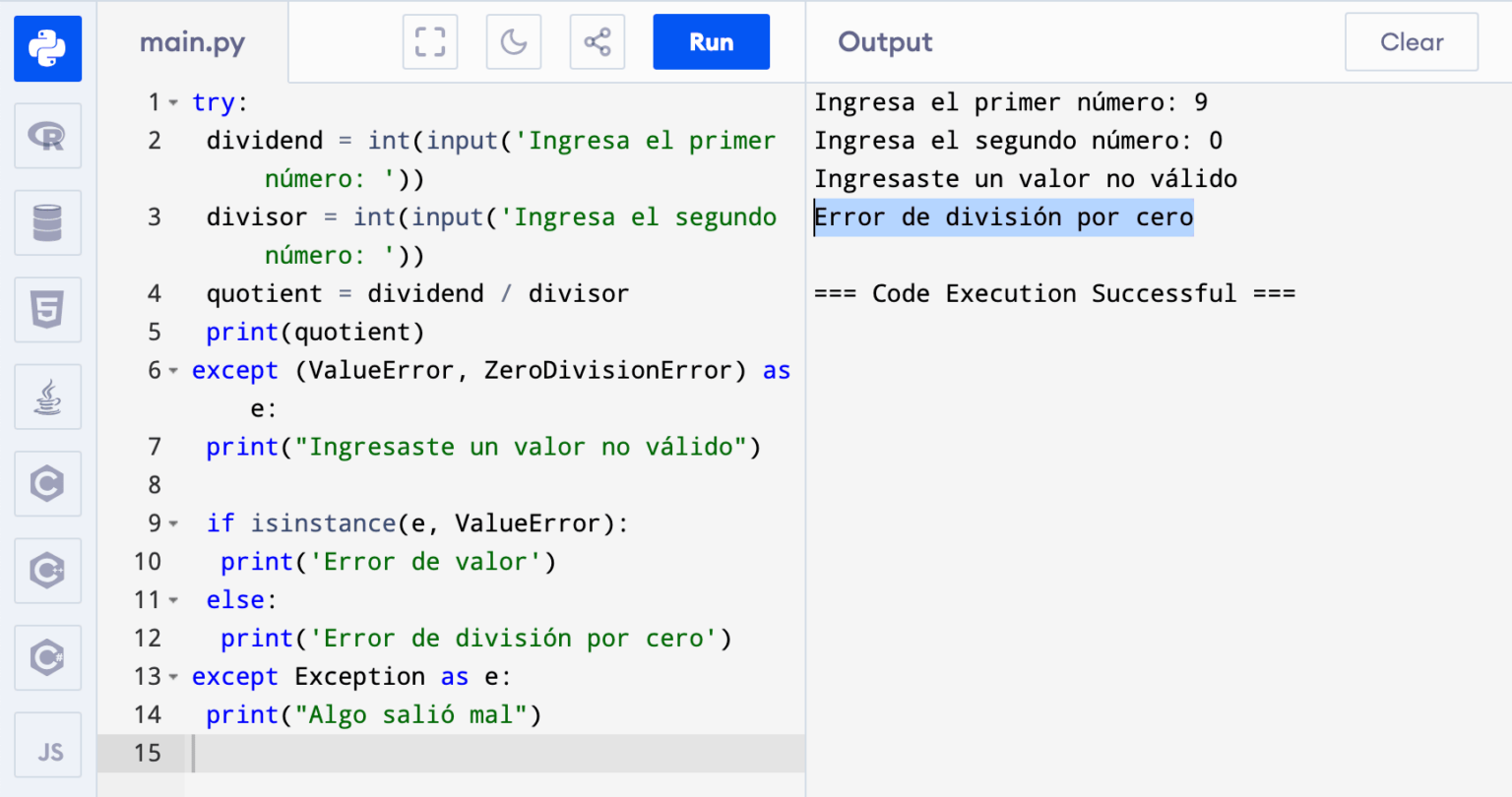 Cómo Atrapar Múltiples Excepciones en Python: Guía Simple » CodigoNautas