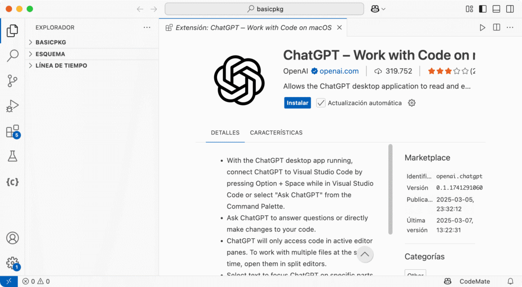 Cómo Integrar ChatGPT con Visual Studio Code » CodigoNautas