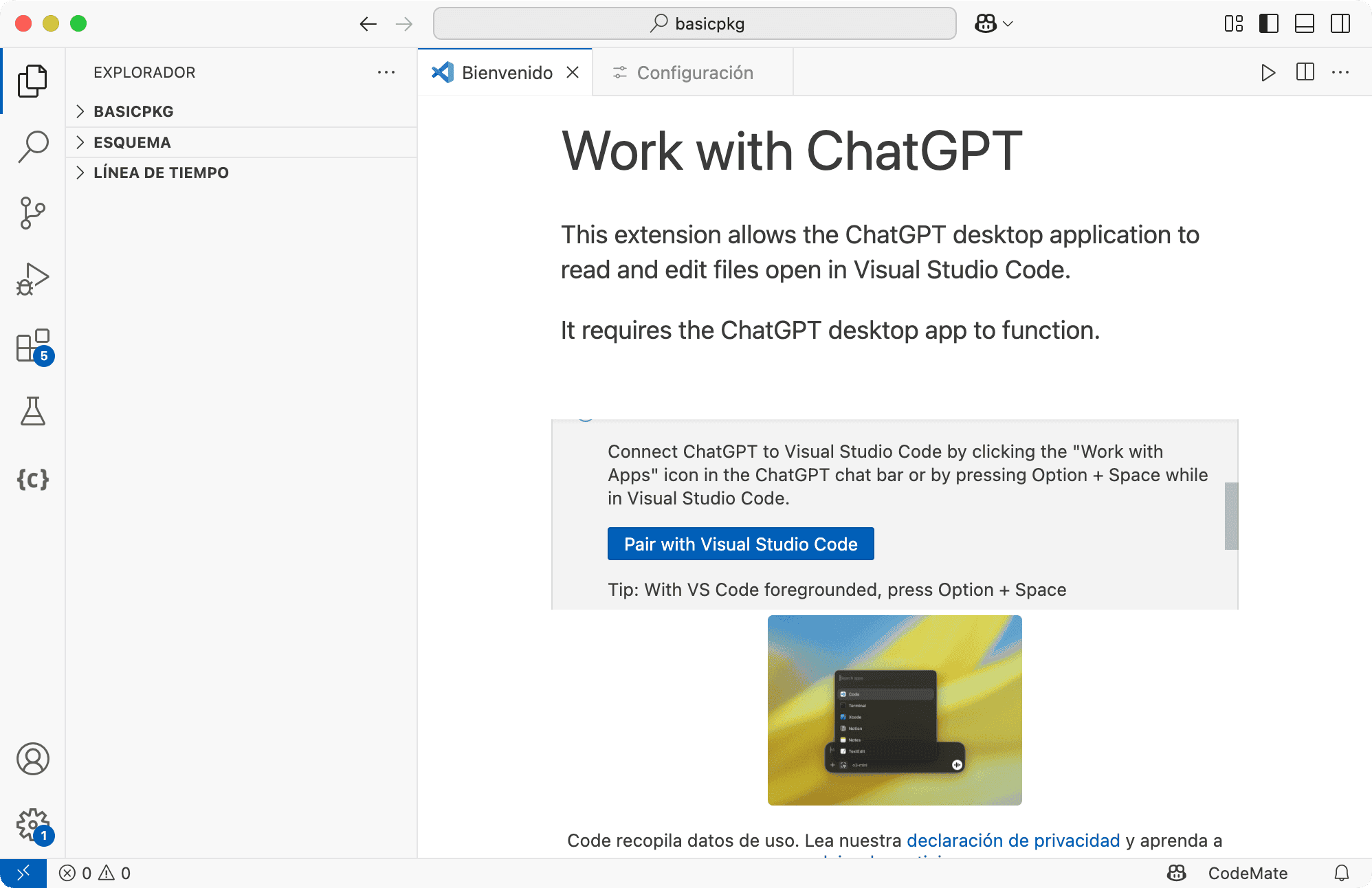 Cómo Integrar ChatGPT con Visual Studio Code » CodigoNautas