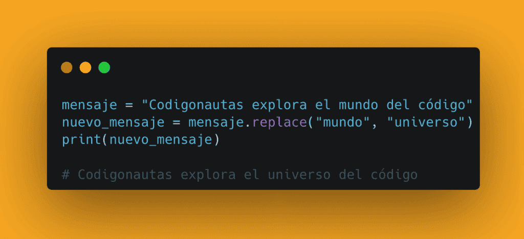 Uso de replace en Python: Guía con Ejemplos Prácticos